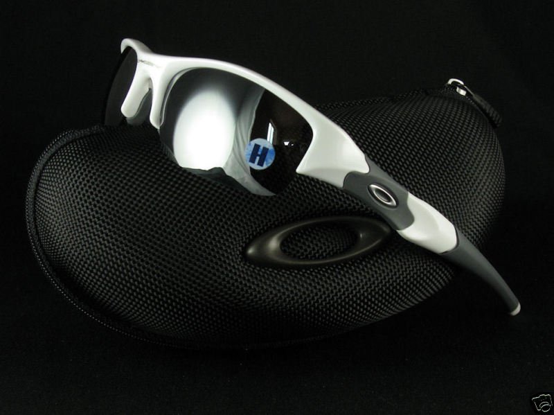 OAKLEY FLAK JACKET WHITE / BLACK IRIDIUM | Solargas Comercializadora