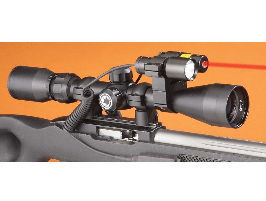 Varmint Hunter 9x40 mm Scope with Laser / Light | Solargas Comercializadora
