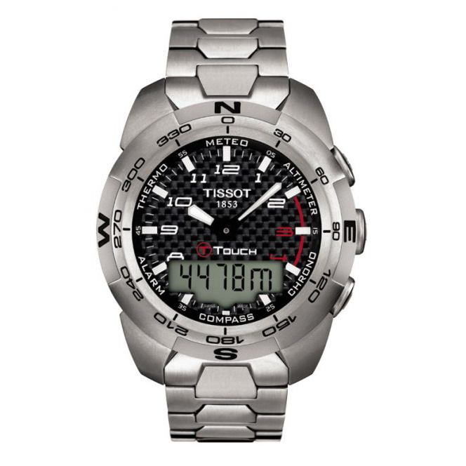 TISSOT T-TOUCH II TITANIUM MENS WATCH LED LIGHT | Solargas Comercializadora
