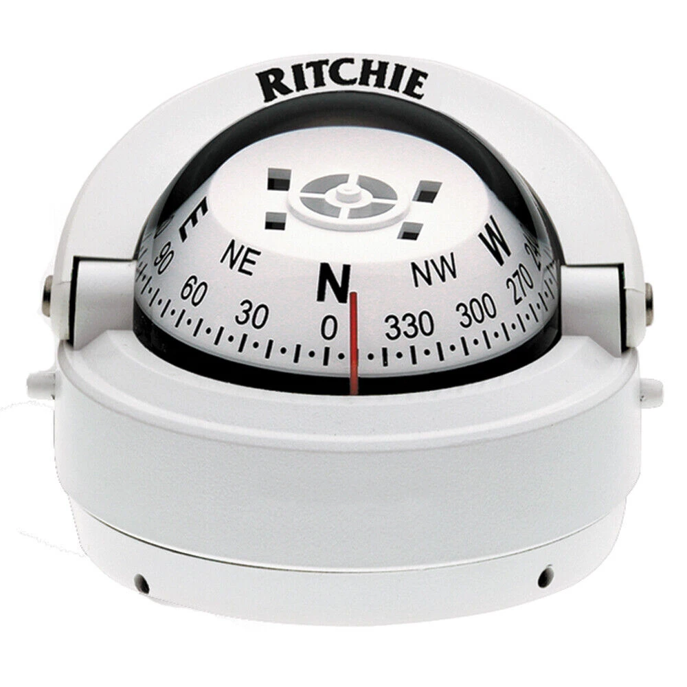 Ritchie Compasses S-53W Compass Surface Mount 2.75" Dial Wht ...